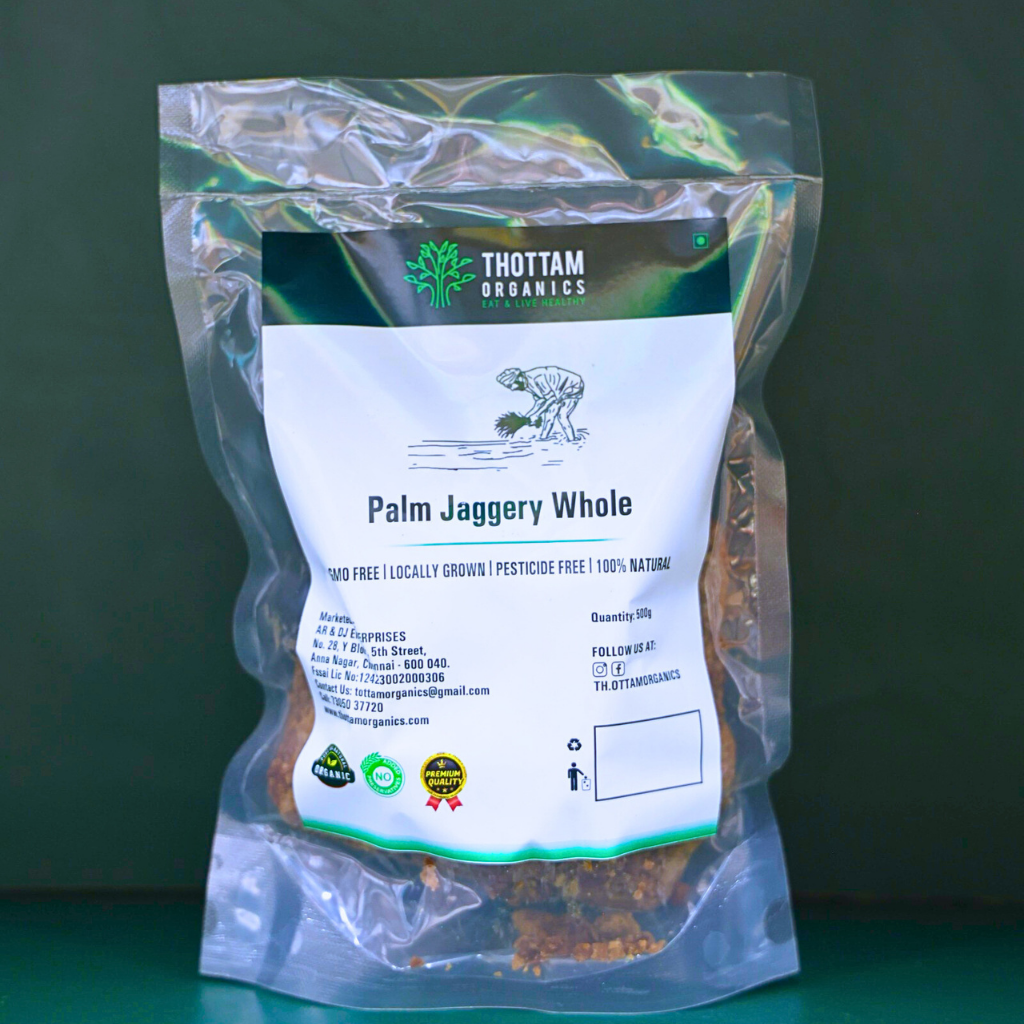 Palm Jaggery Whole – Thottam Organics
