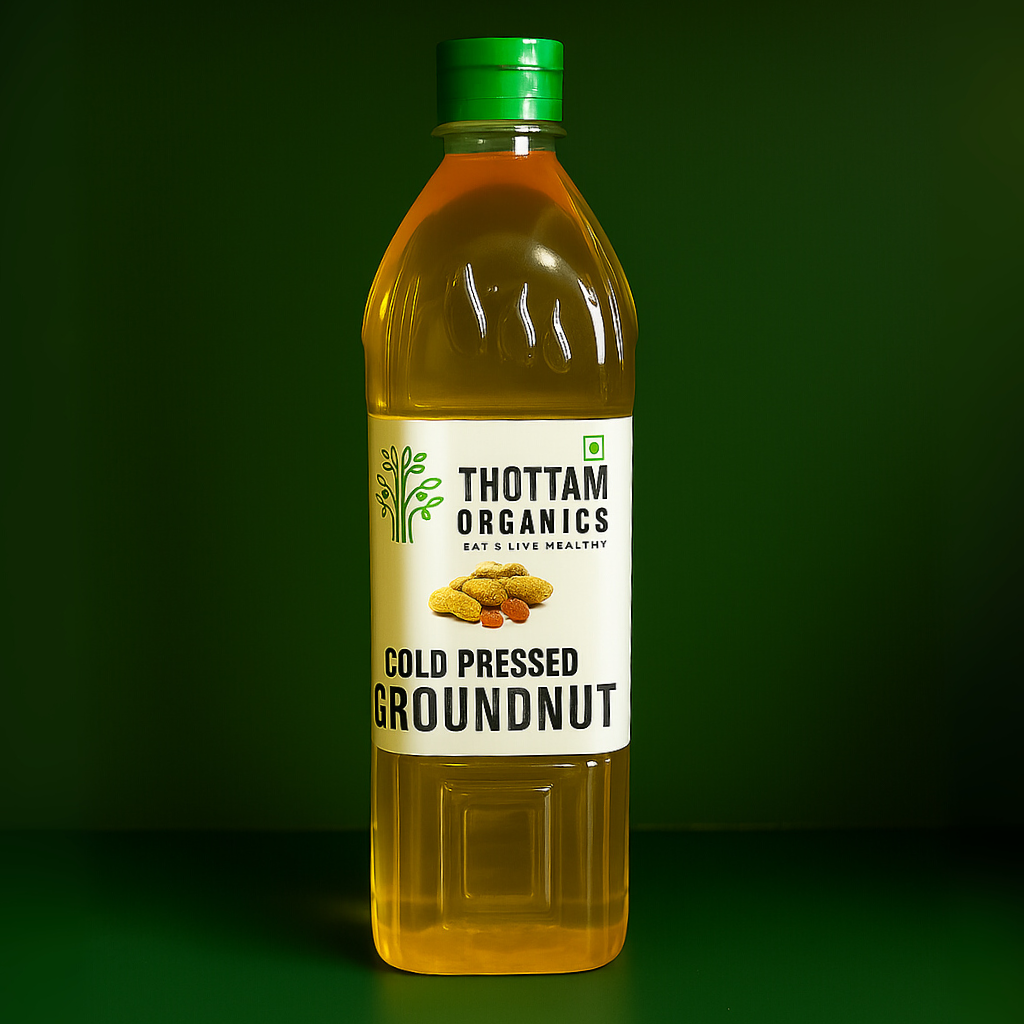 Cold-Pressed Groundnut Oil – Thottam Organics